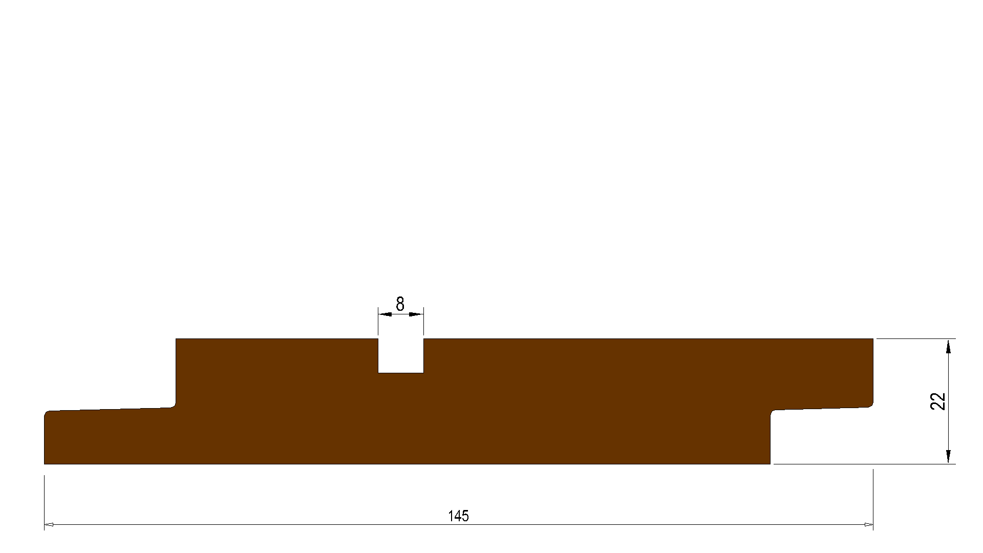 Kebony Clear Shiplap 90° 1SLR Cladding 22 x 145mm | Kebony Global