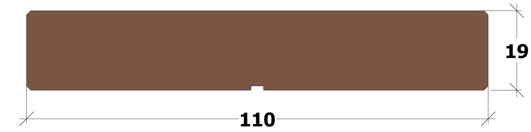 Kebony Clear rectangular cladding 19 x 110mm | Kebony Global